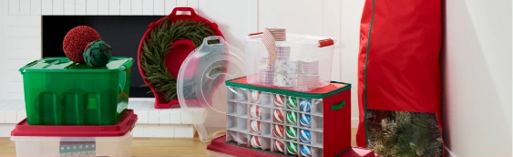 Christmas Storage Bins | Decor, Ornament & Tree Storage | At Home