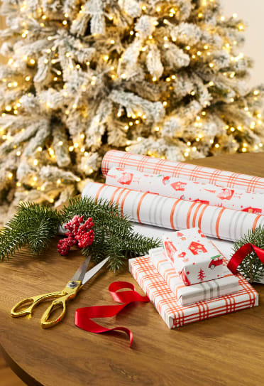 Christmas Gift Wrap | Wrapping Paper & Gift Bags | At Home