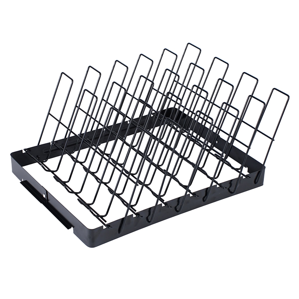 Char-Broil Non-Stick Folding Rib Rack, Holds Up to 2 Ha | At Home