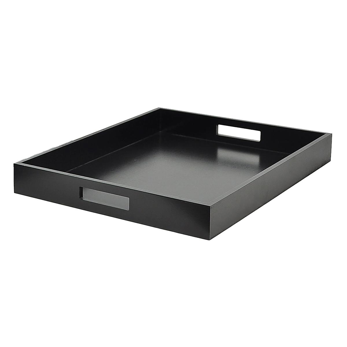Dark wood tray store