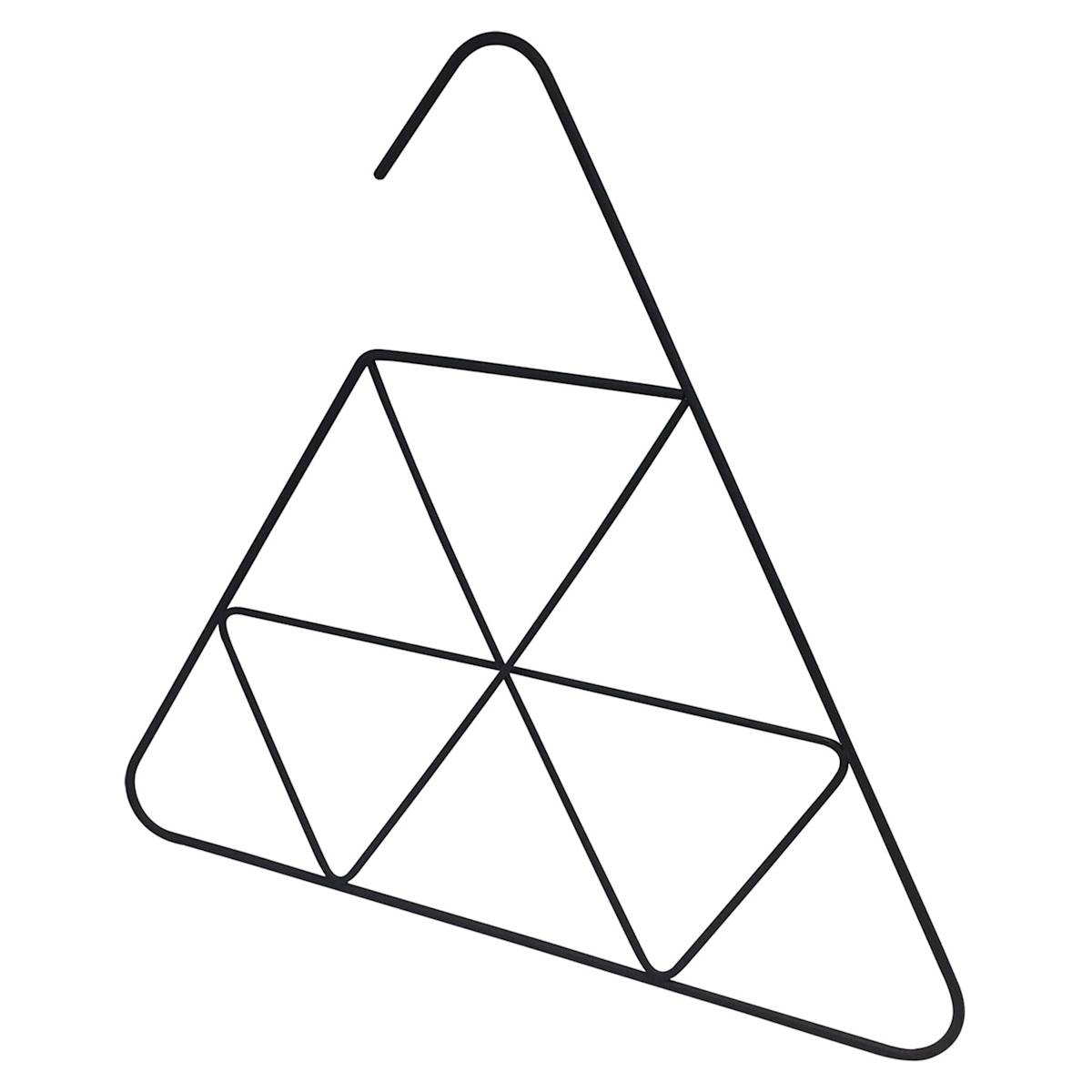 Metal Triangle Scarf Hanger Matte Black | Closet Organization | At Home