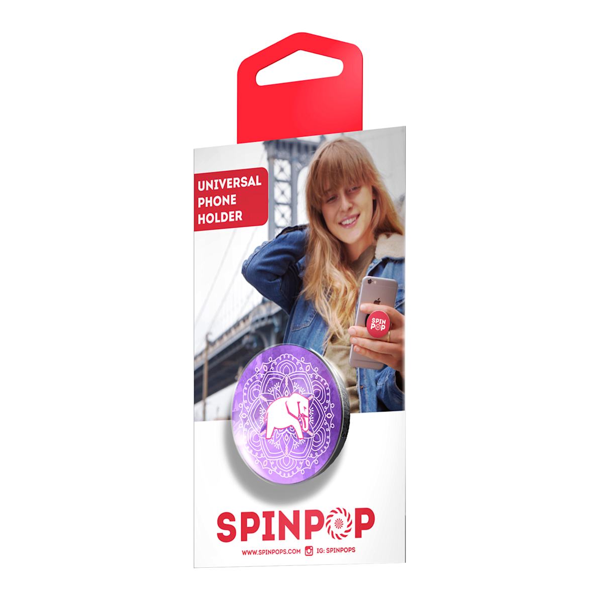 Spin Pop Universal Phone Holder
