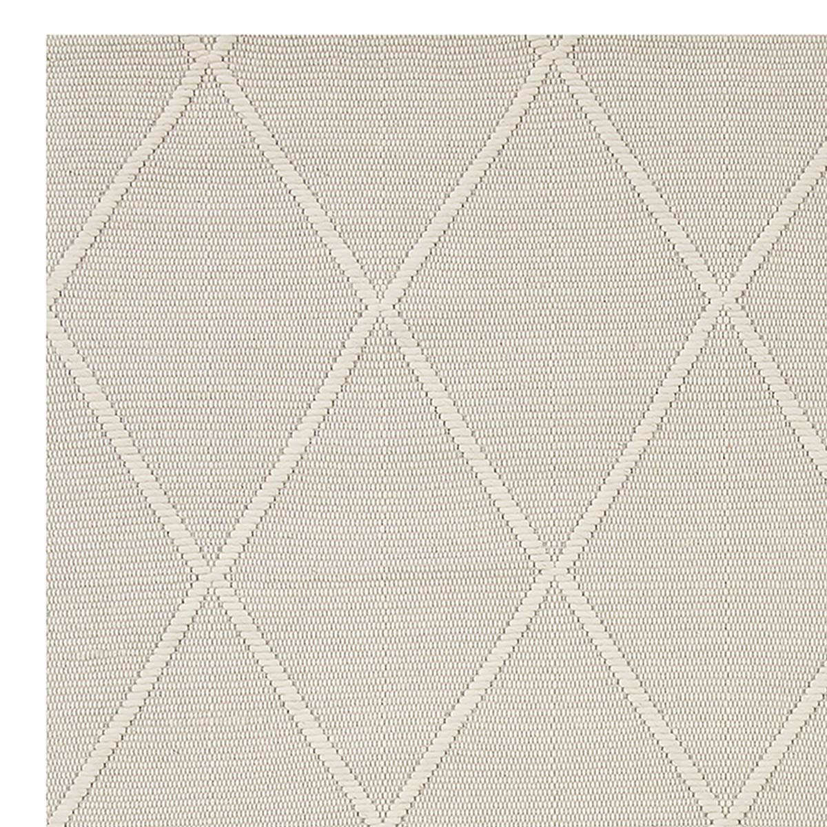 Wesley White Diamond Area Rug 8x10 | At Home
