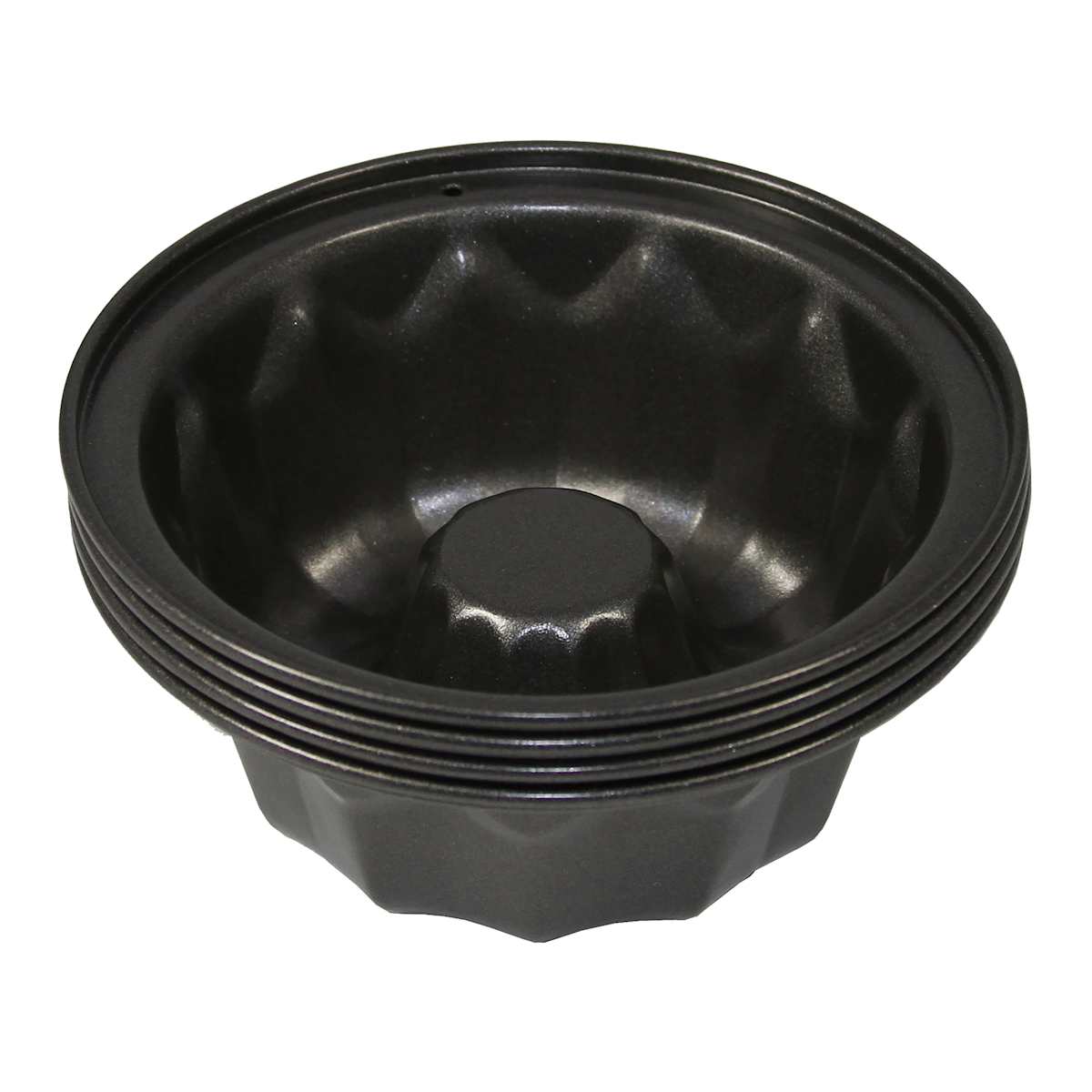 Set of 4 Mini Fluted Bundt Pans