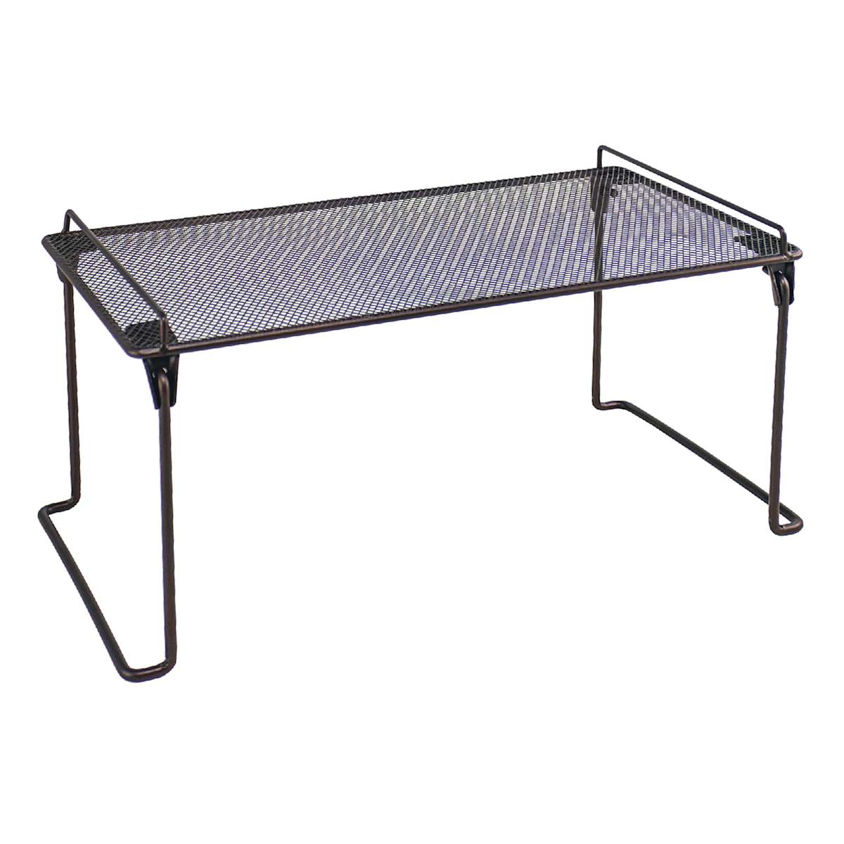 Black Metal Stackable Storage Rack