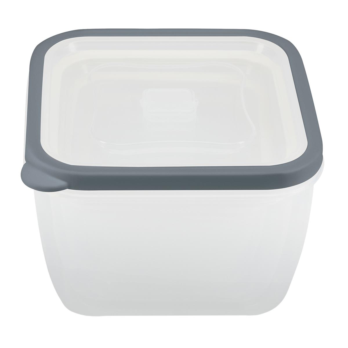 3-Piece Square Plastic Food Storage Set with Vent Lid