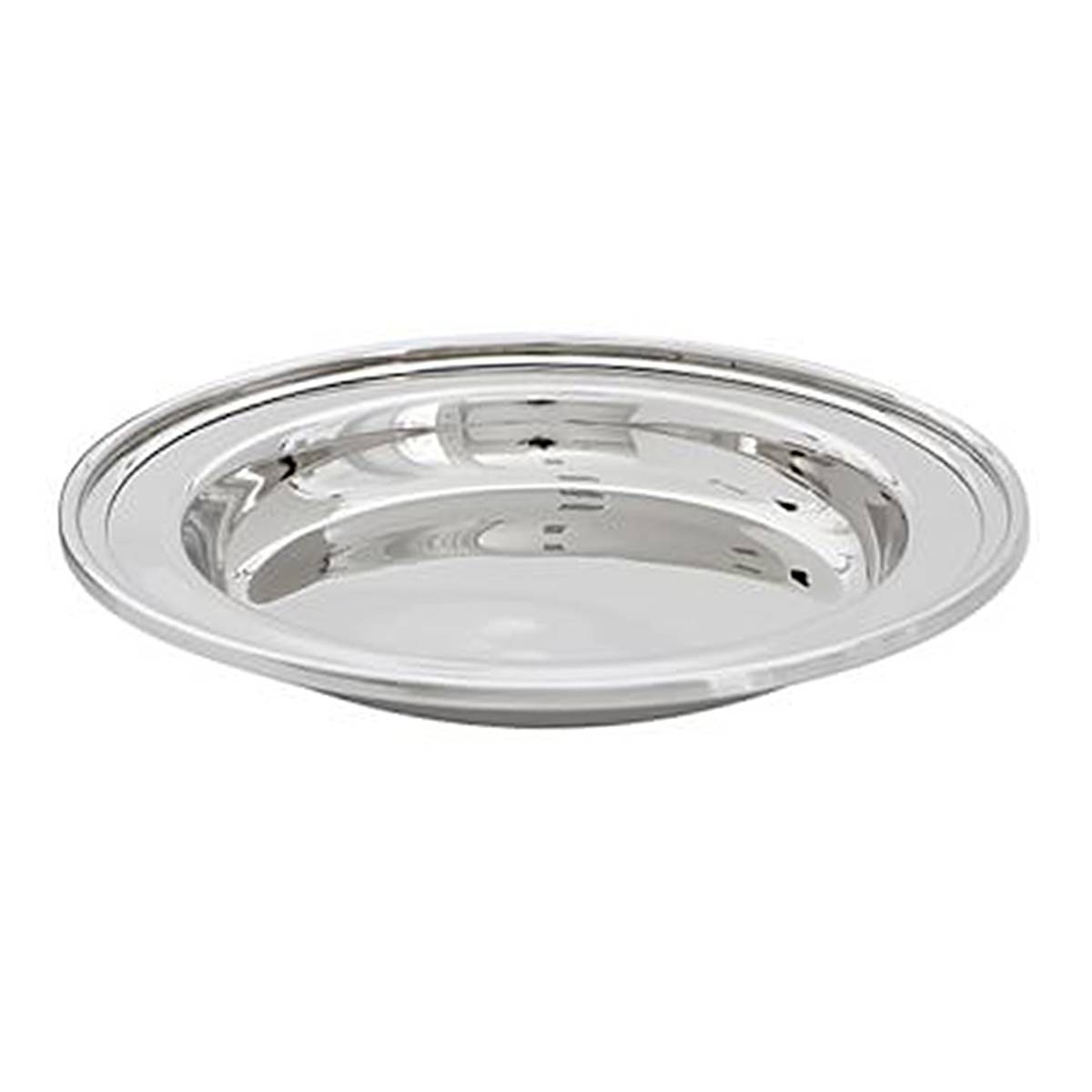 Set of 4 Round Silver Coasters