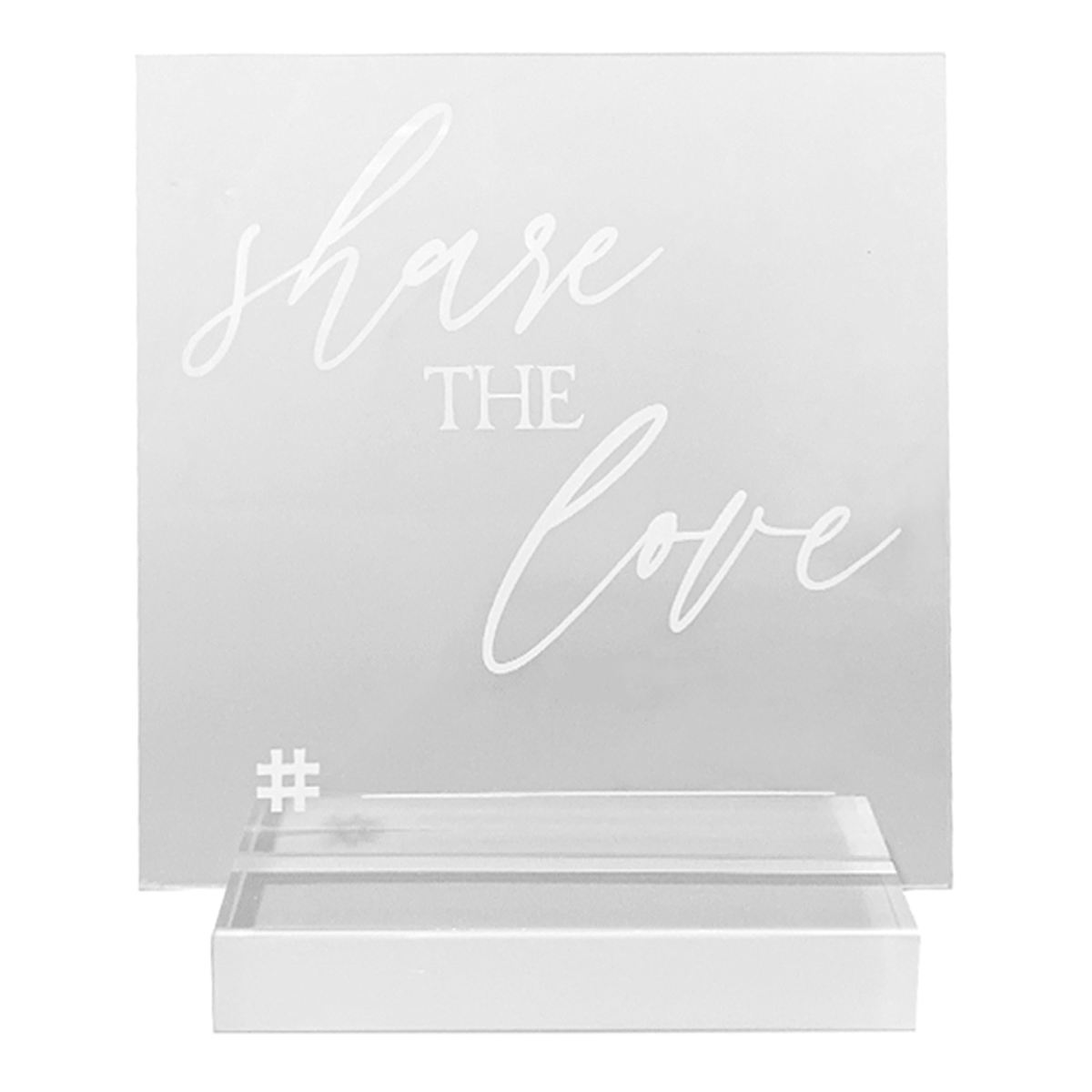 Acrylic Sign Set, 6x6