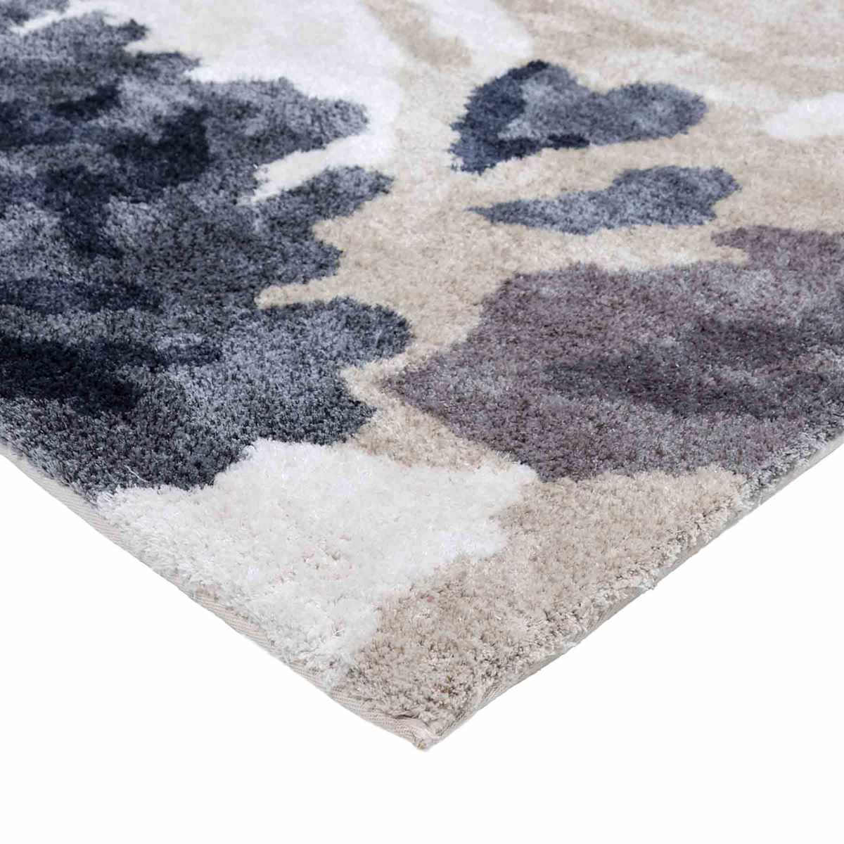(A367) Natural Soft Touch Floral Area Rug, 7x10