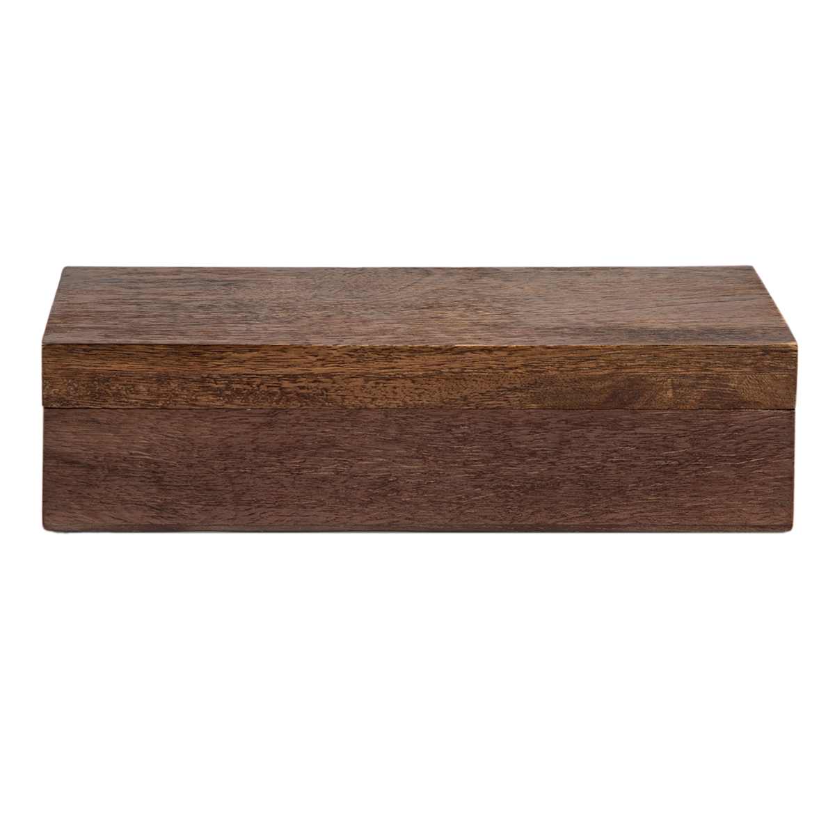 Rect.Rustic Natural Wood Box