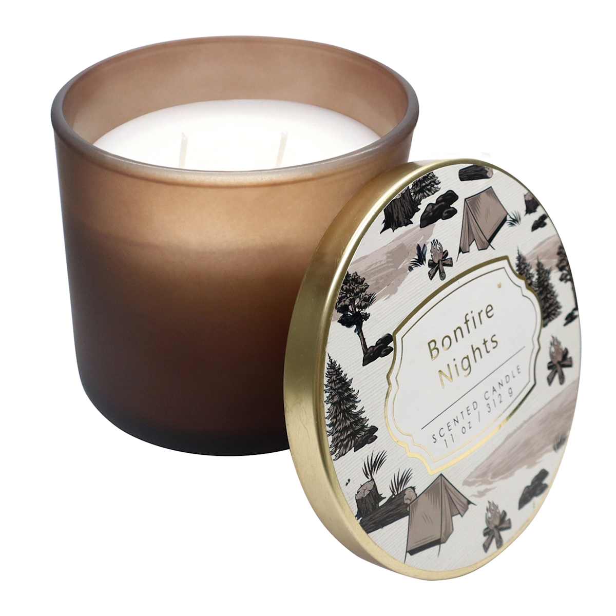 Bonfire Nights Scented Jar Candle, 11oz