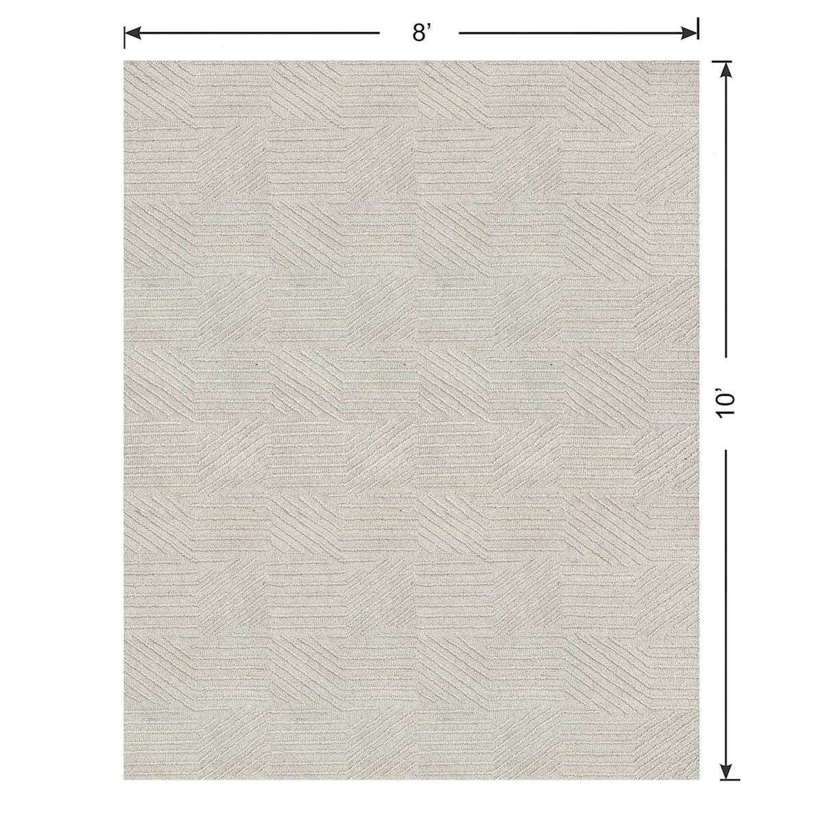 Found and Fable Dartmouth Ivory Tufted Area Rug 8x10 | At Home