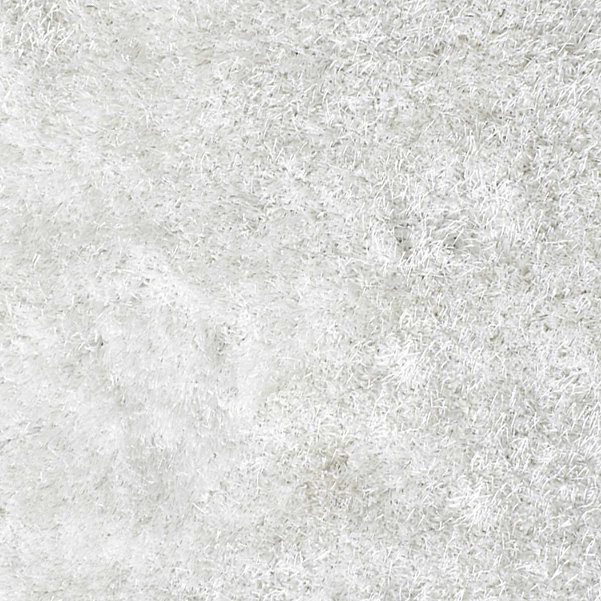 (C200) Eve White Shag Area Rug, 4x7