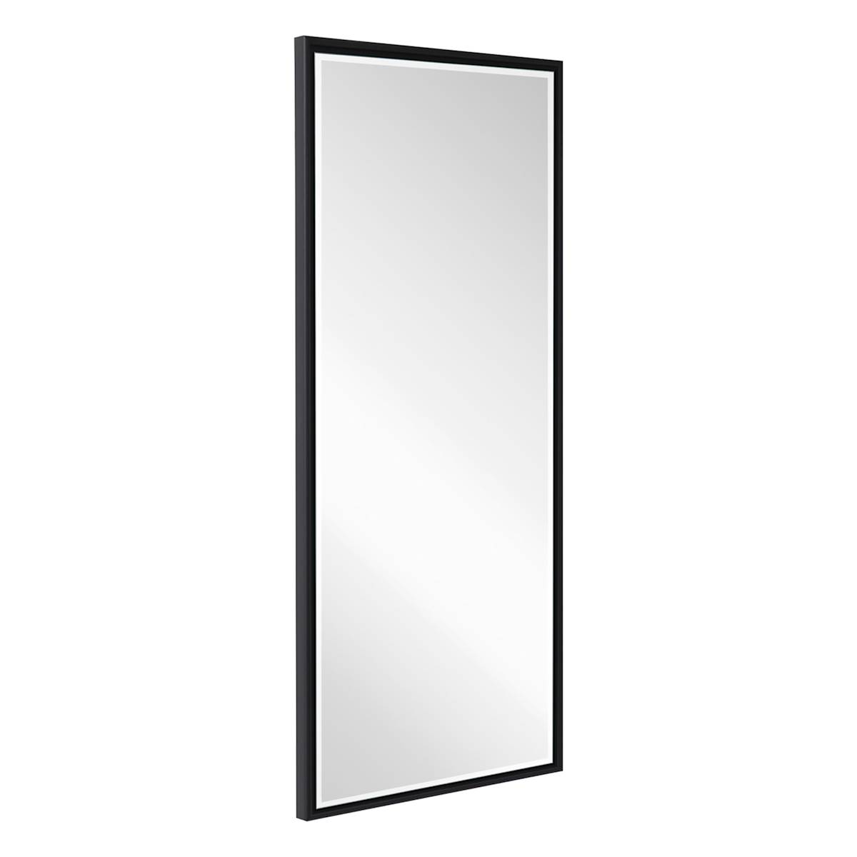 Thin black framed mirror store
