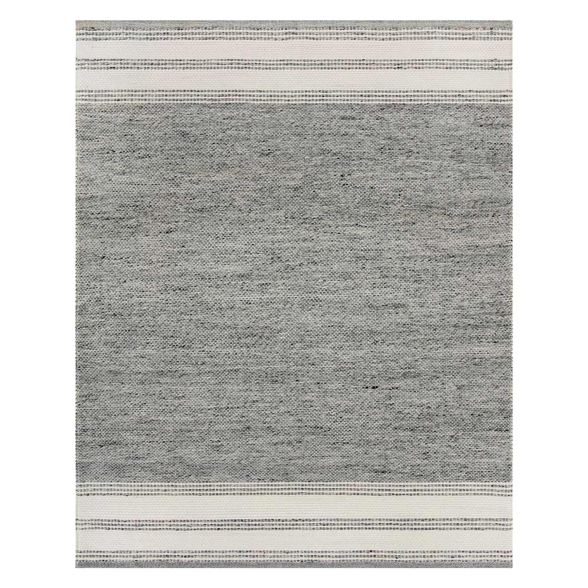 (A499) Ty Pennington Thornton Grey Woven Area Rug, 8x10