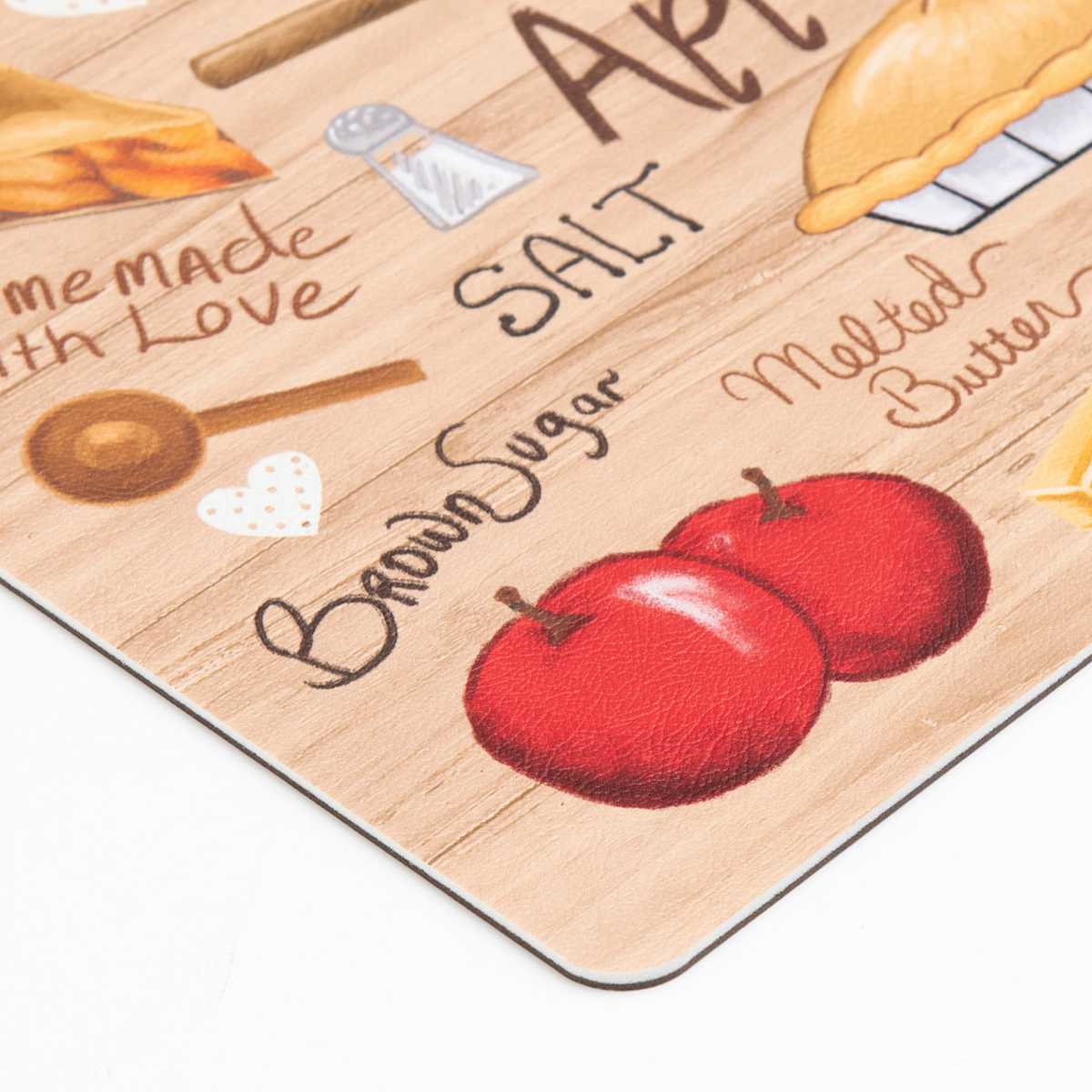 Apple Pie Recipe Royal Mat, 18x30
