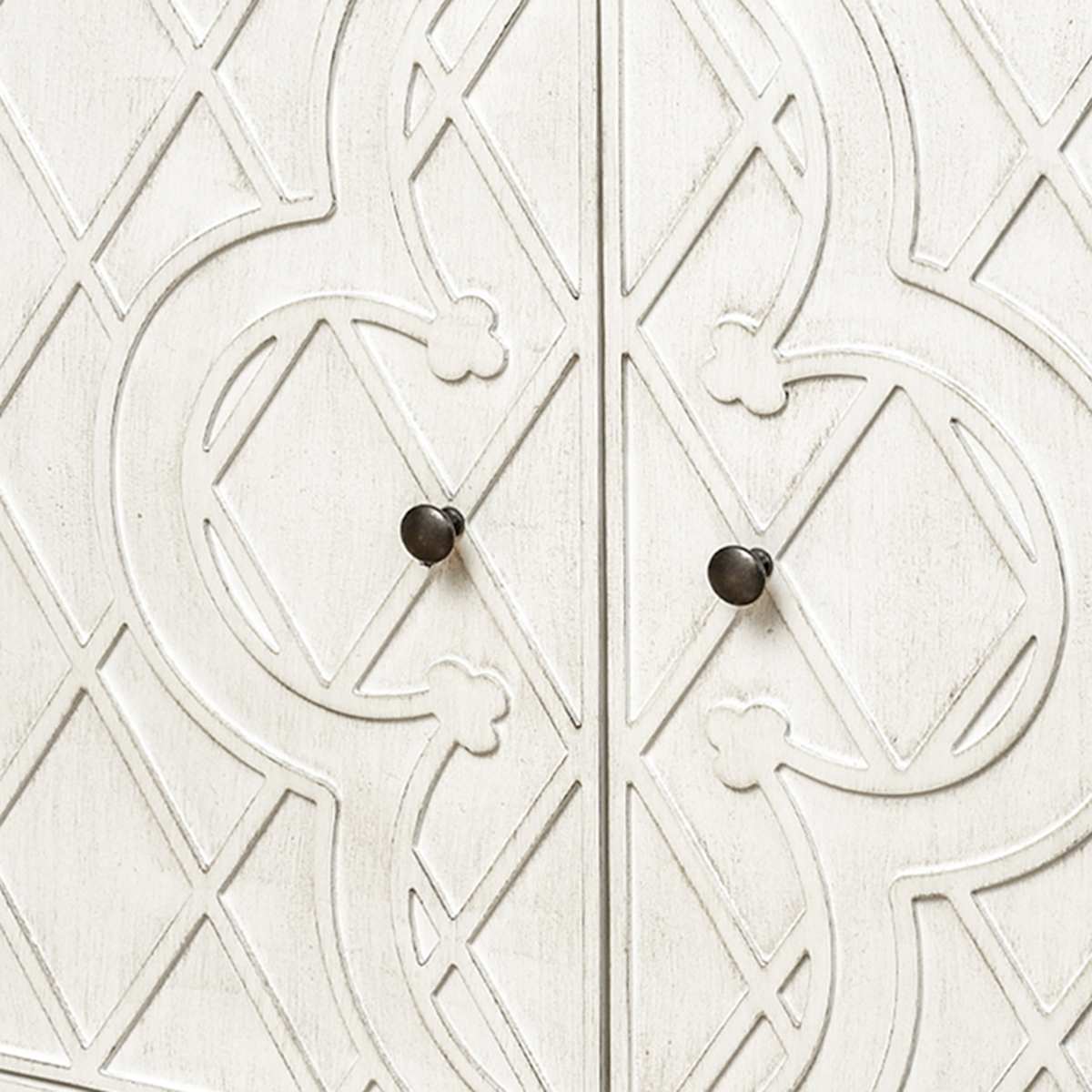 Providence Coventry Cross Wooden Cabinet White | At Home