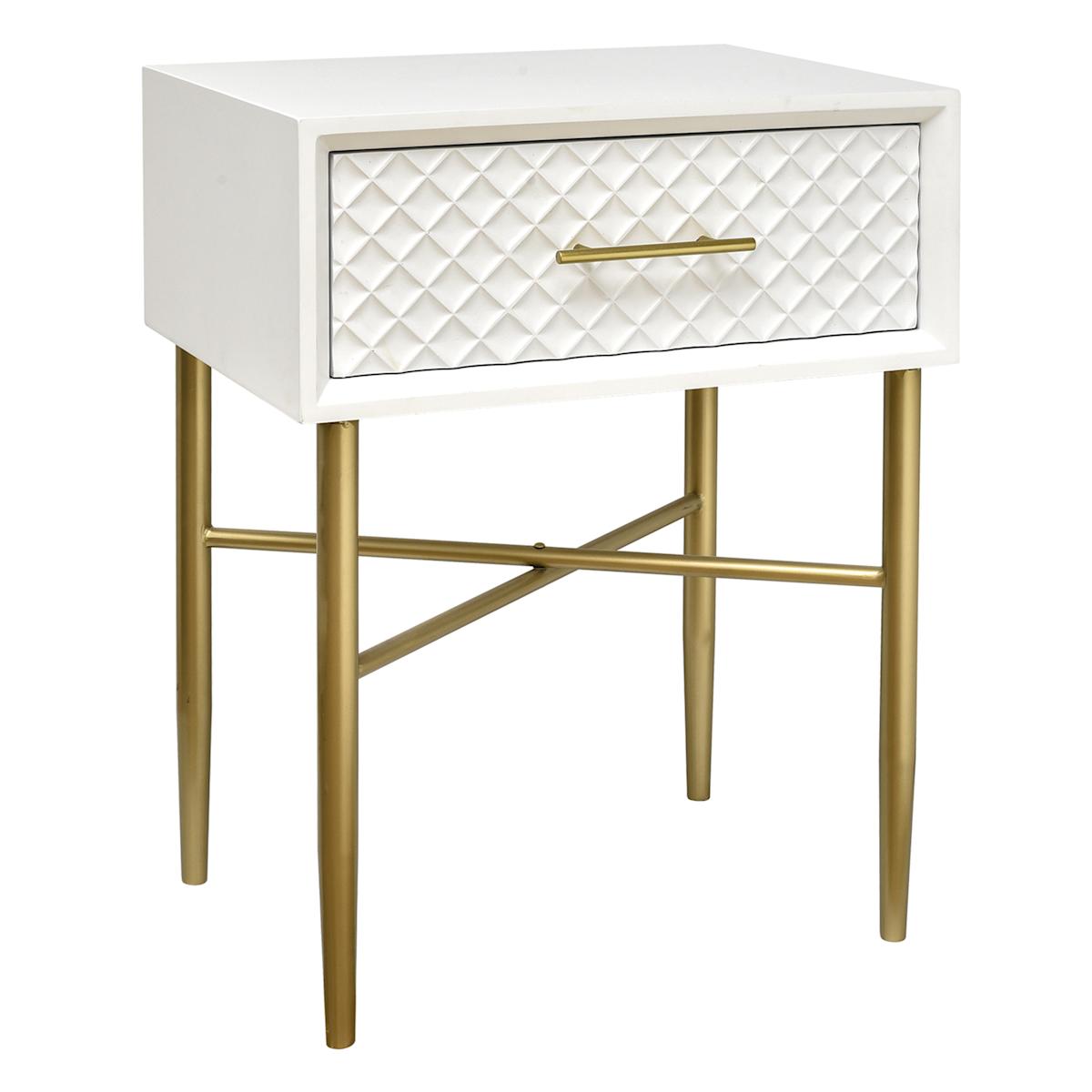 One drawer accent table store