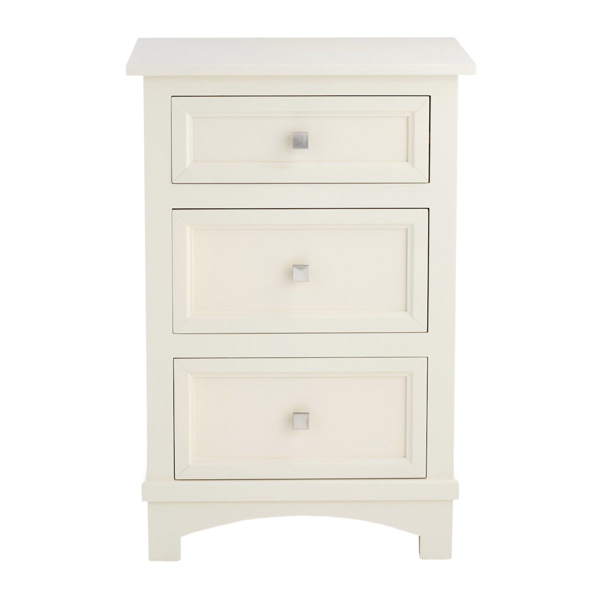 White wood cabinet with drawers store