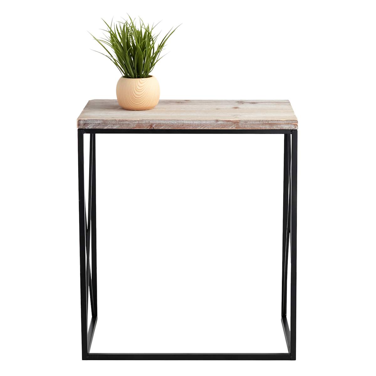 Metal X-Side Table | At Home