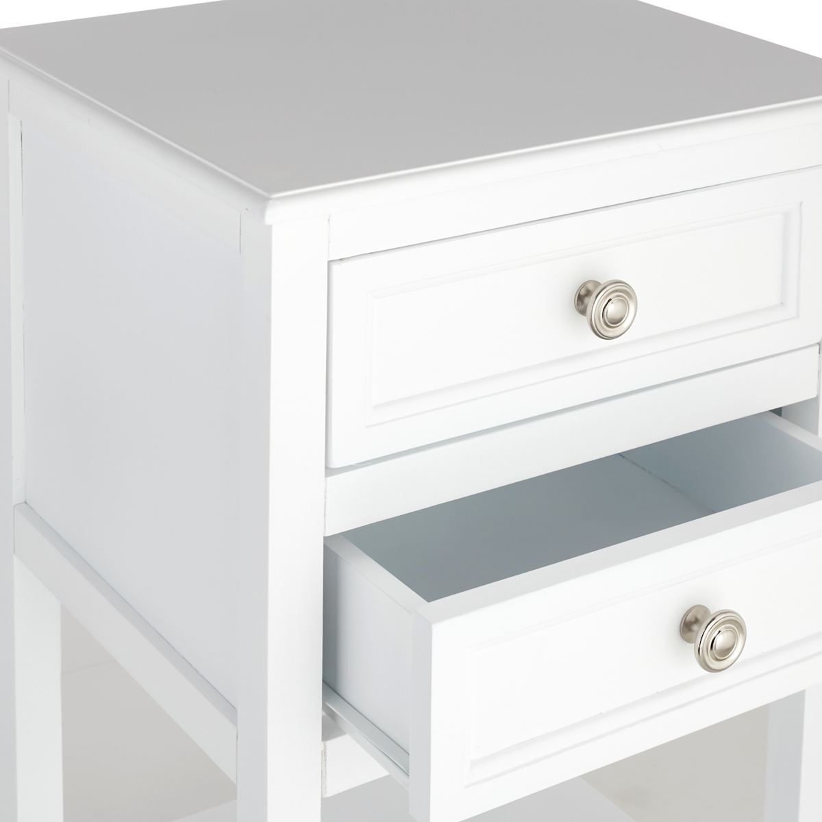 White 2-Drawer Table | At Home