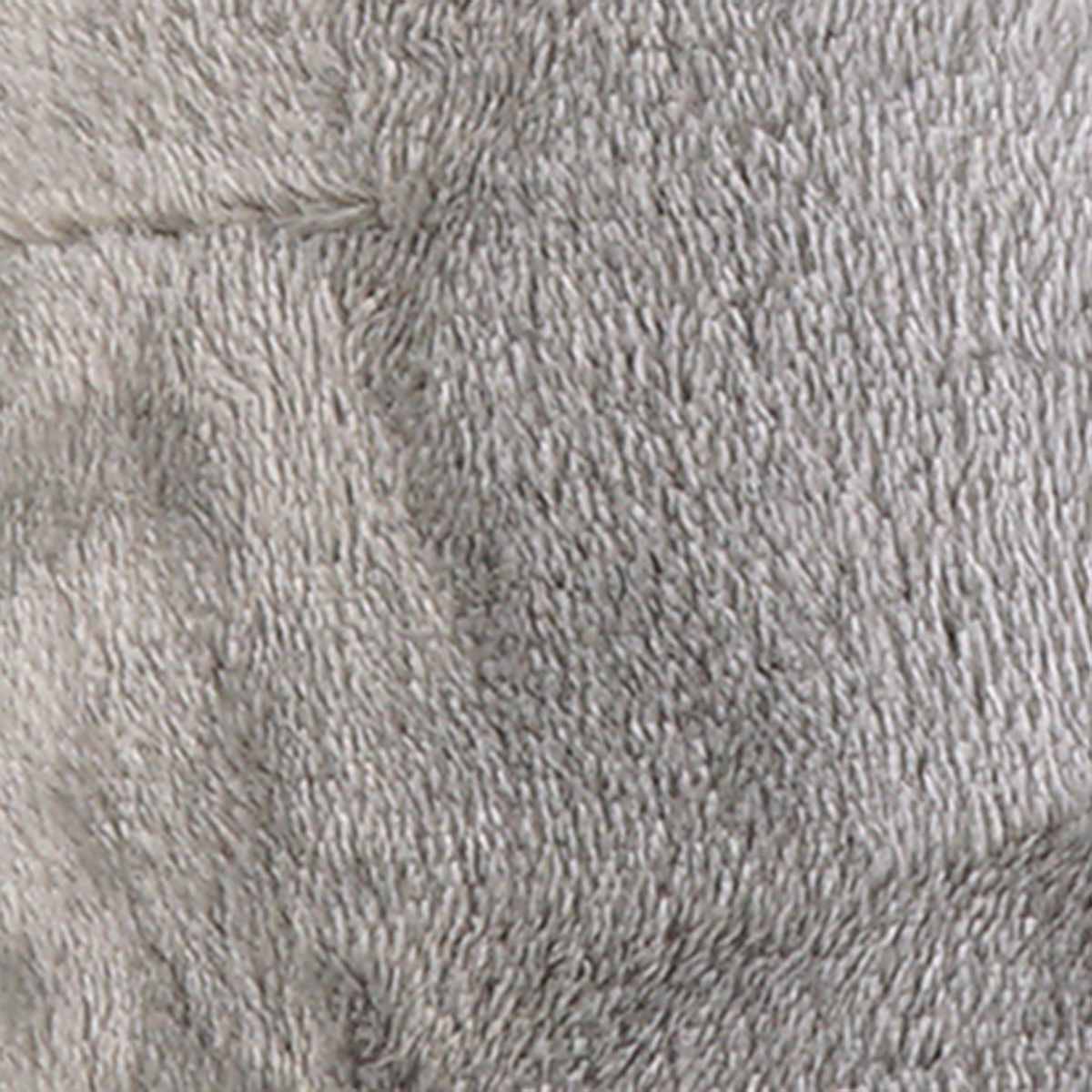 Grey Microfiber Plush Throw Blanket, 50x60