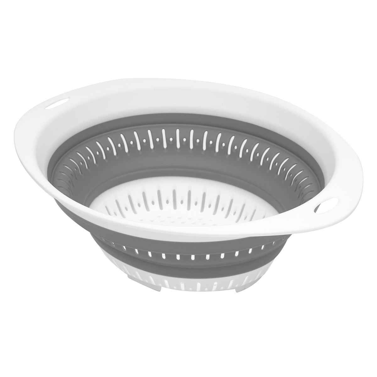 Large Collapsible Colander, Grey