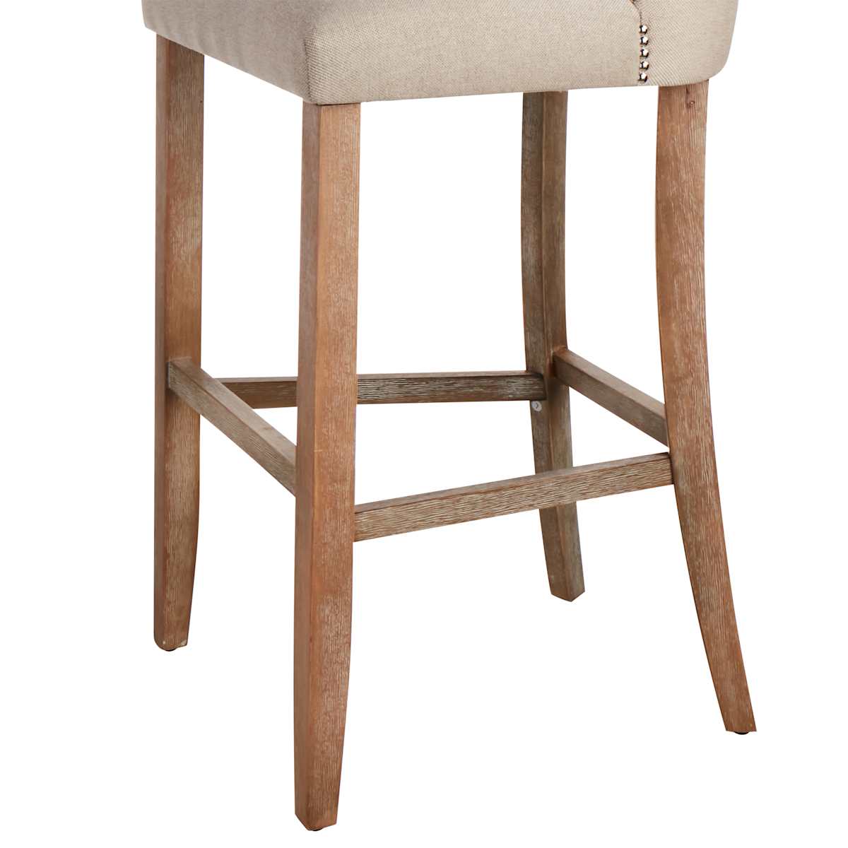 Providence Ring Back Barstool Linen Linen Barstool At Home