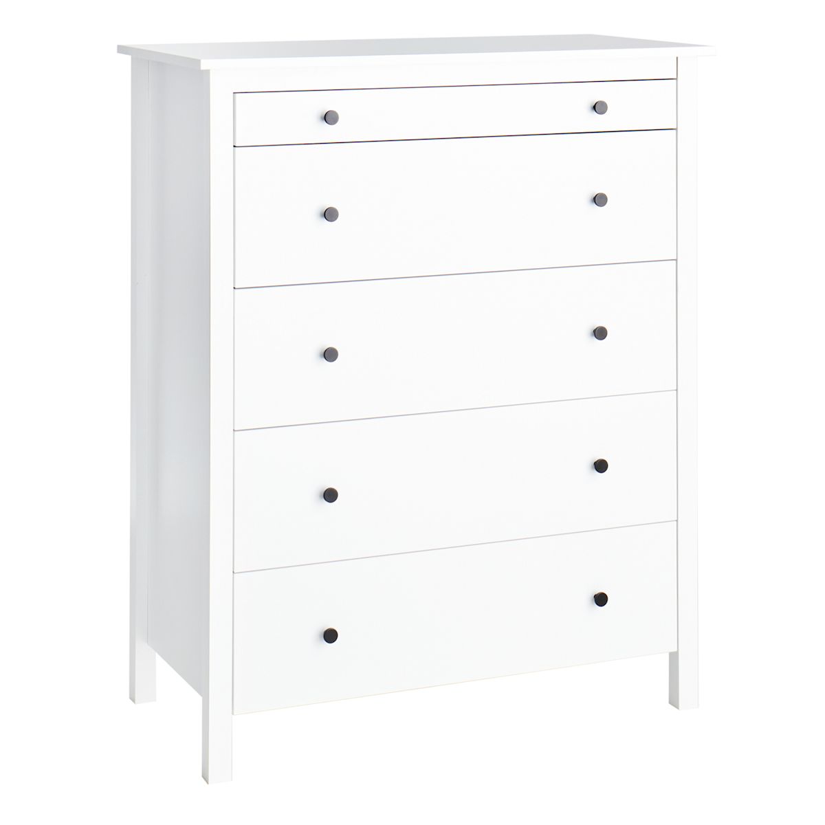 5 drawer white store