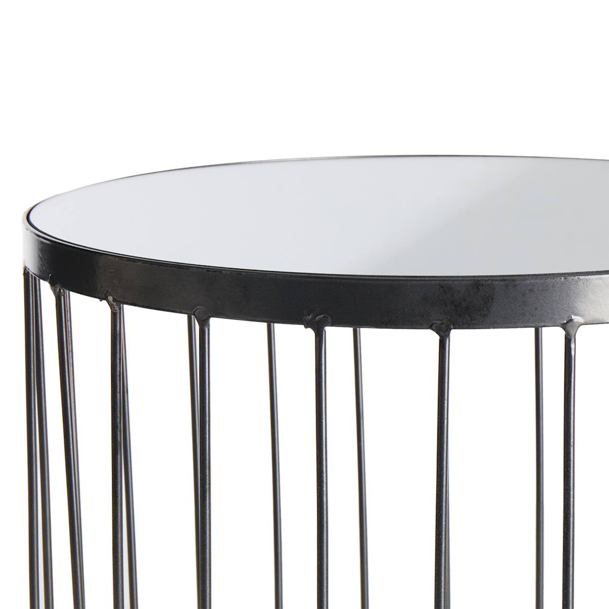 Lexi Accent Table, Nickel