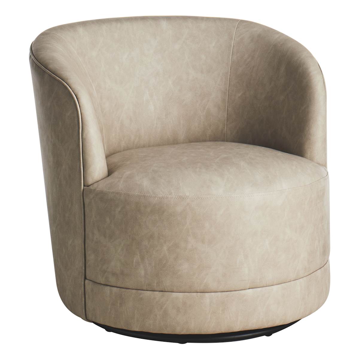 Swivel chair faux leather store