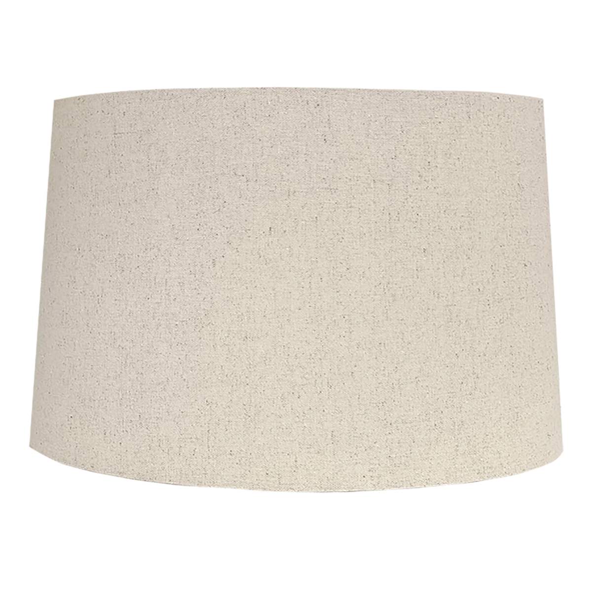 Oatmeal Oval MediumTable Lamp Shade, 13x14.5x9
