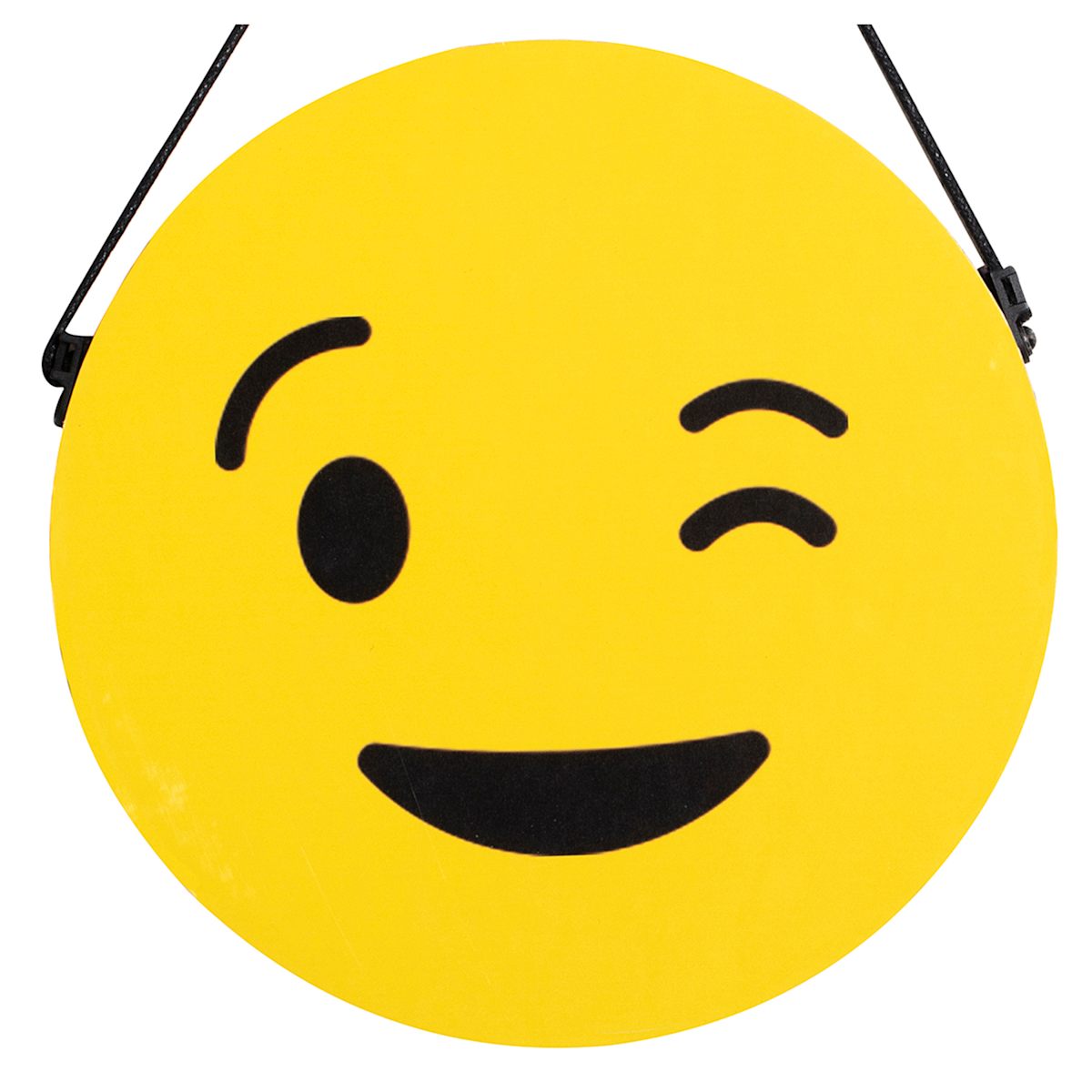 Hanging Reversible Emoji Wall Art, 8"