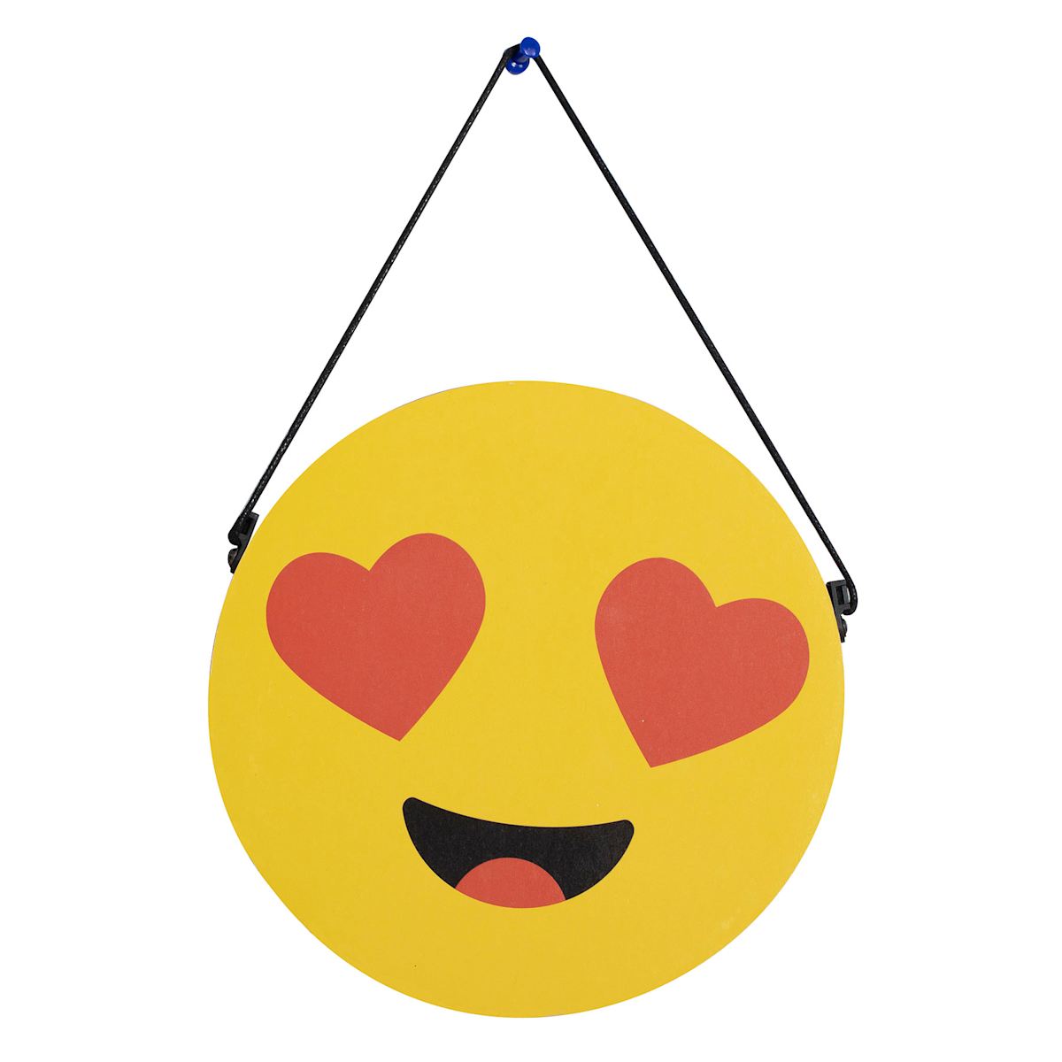 Hanging Reversible Emoji Wall Art, 8"