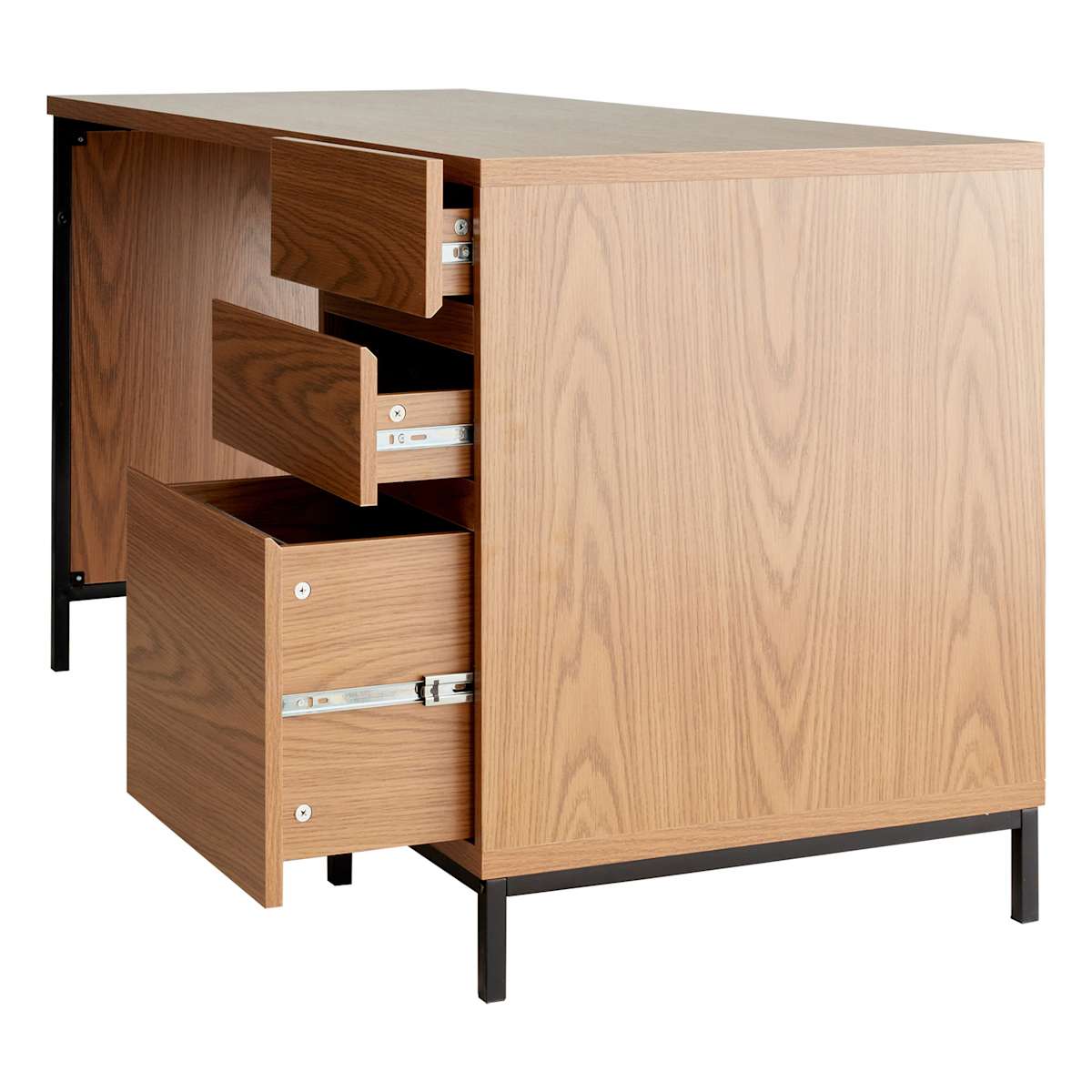 Honeybloom Oliver 3-Drawer Desk