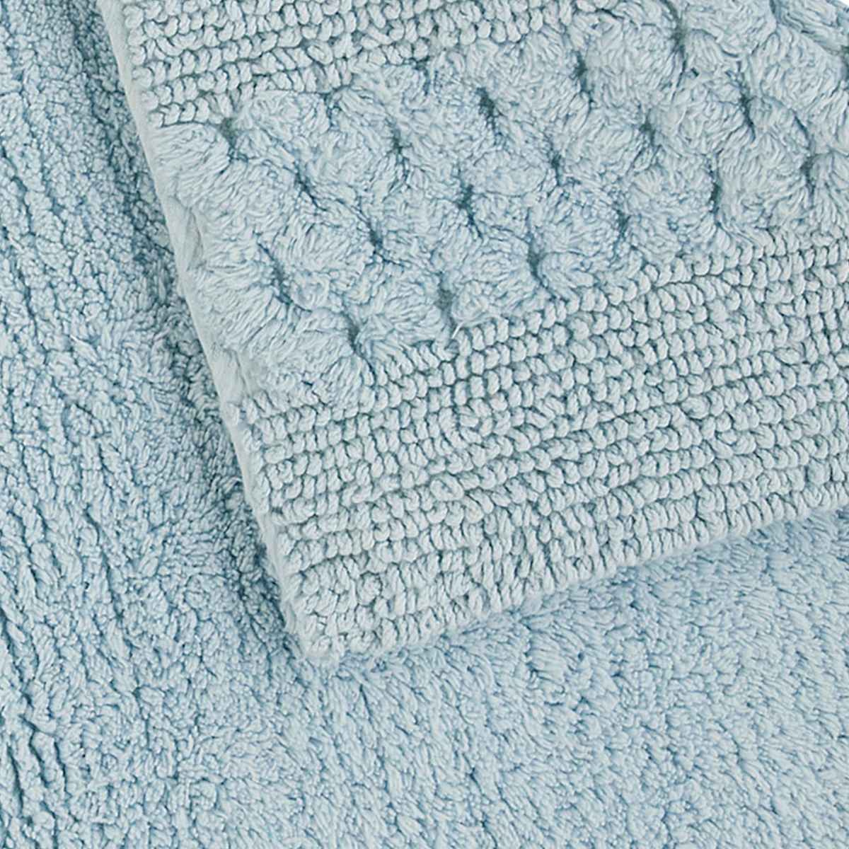 Providence Reversible Light Blue Bath Rug, 17x24