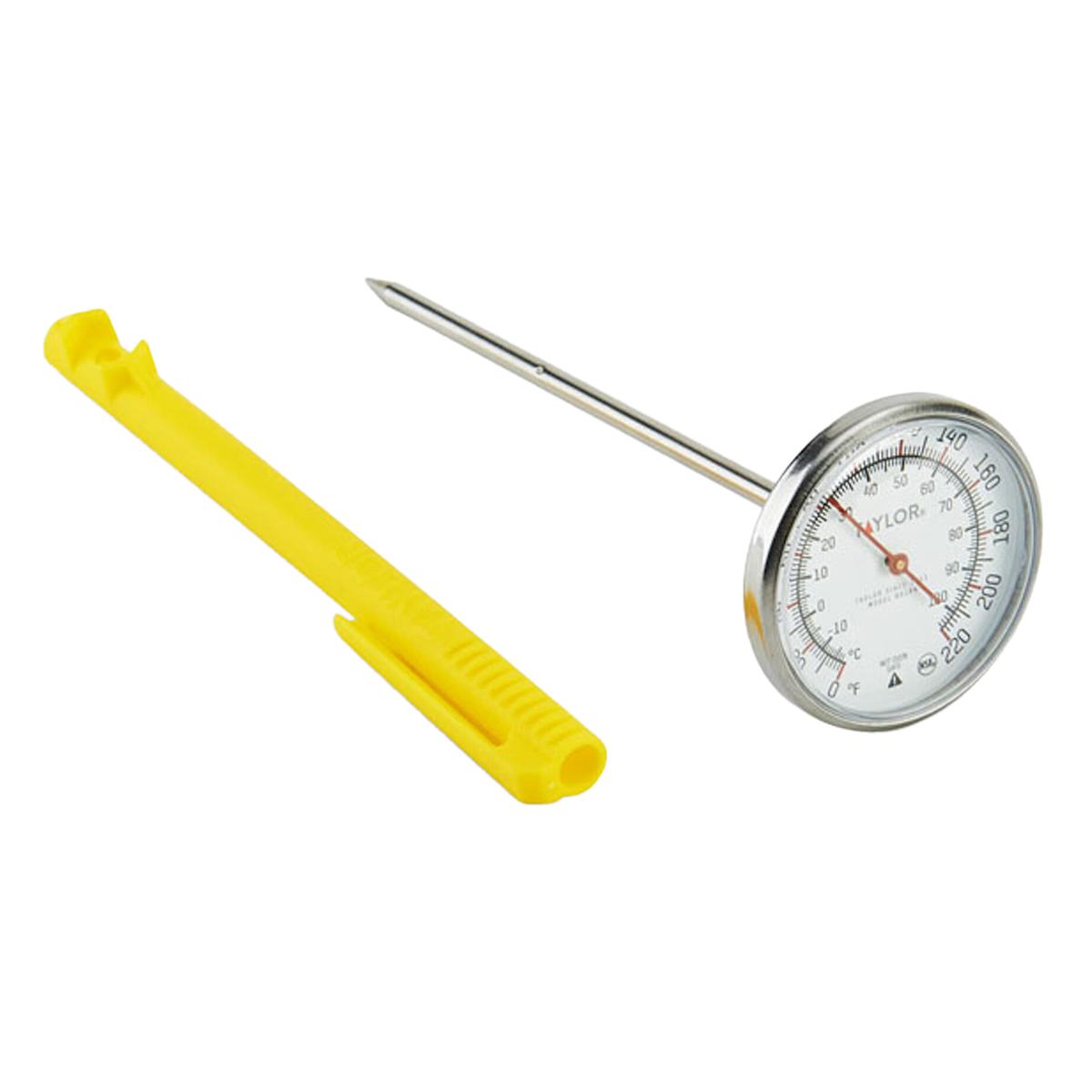 Taylor Instant Read Stainless Steel Thermometer, 1.75"