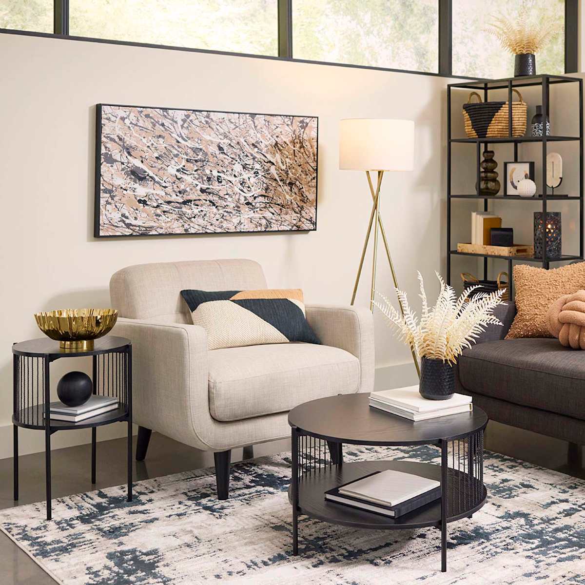 Crosby St. Xander Coffee Table Black | At Home