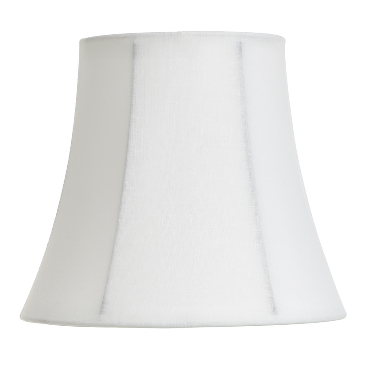 Off-White Round Bell Mini Accent Lamp Shade, 8x7x5