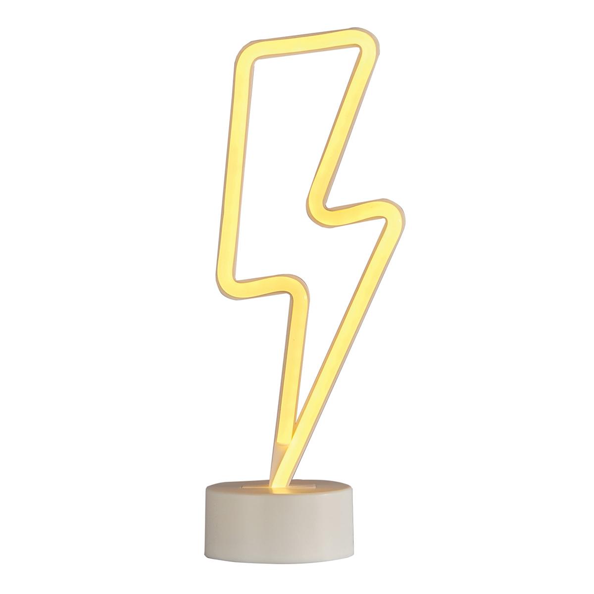 White Lightning Bold Neon Light Stand, 11"