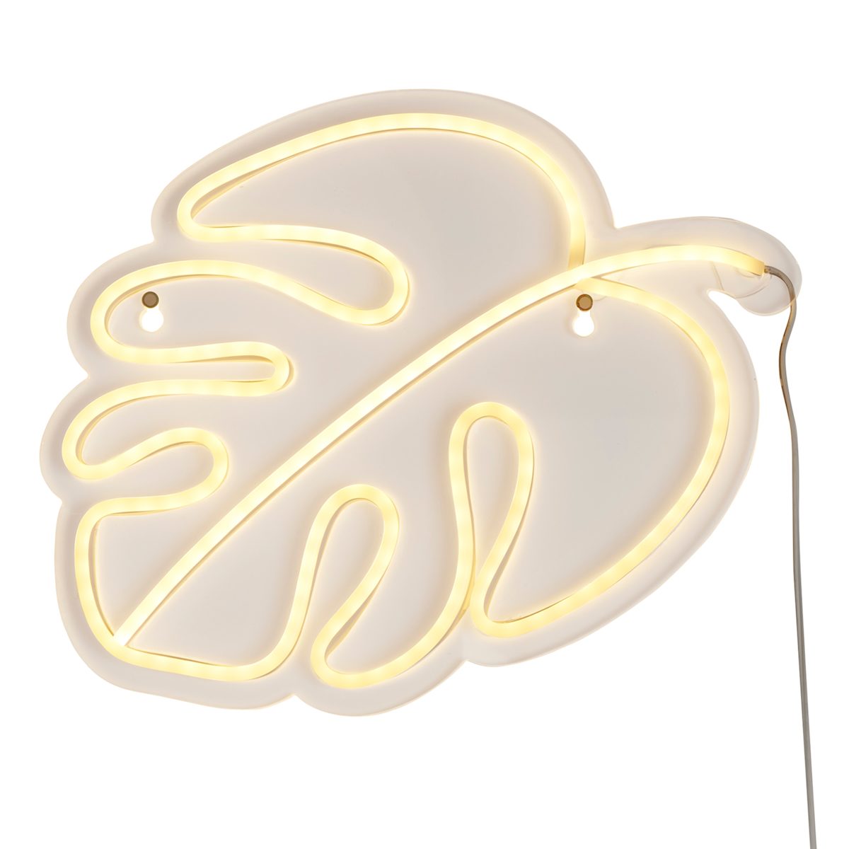 Palm Leaf LED Wall Sign, 9.8"