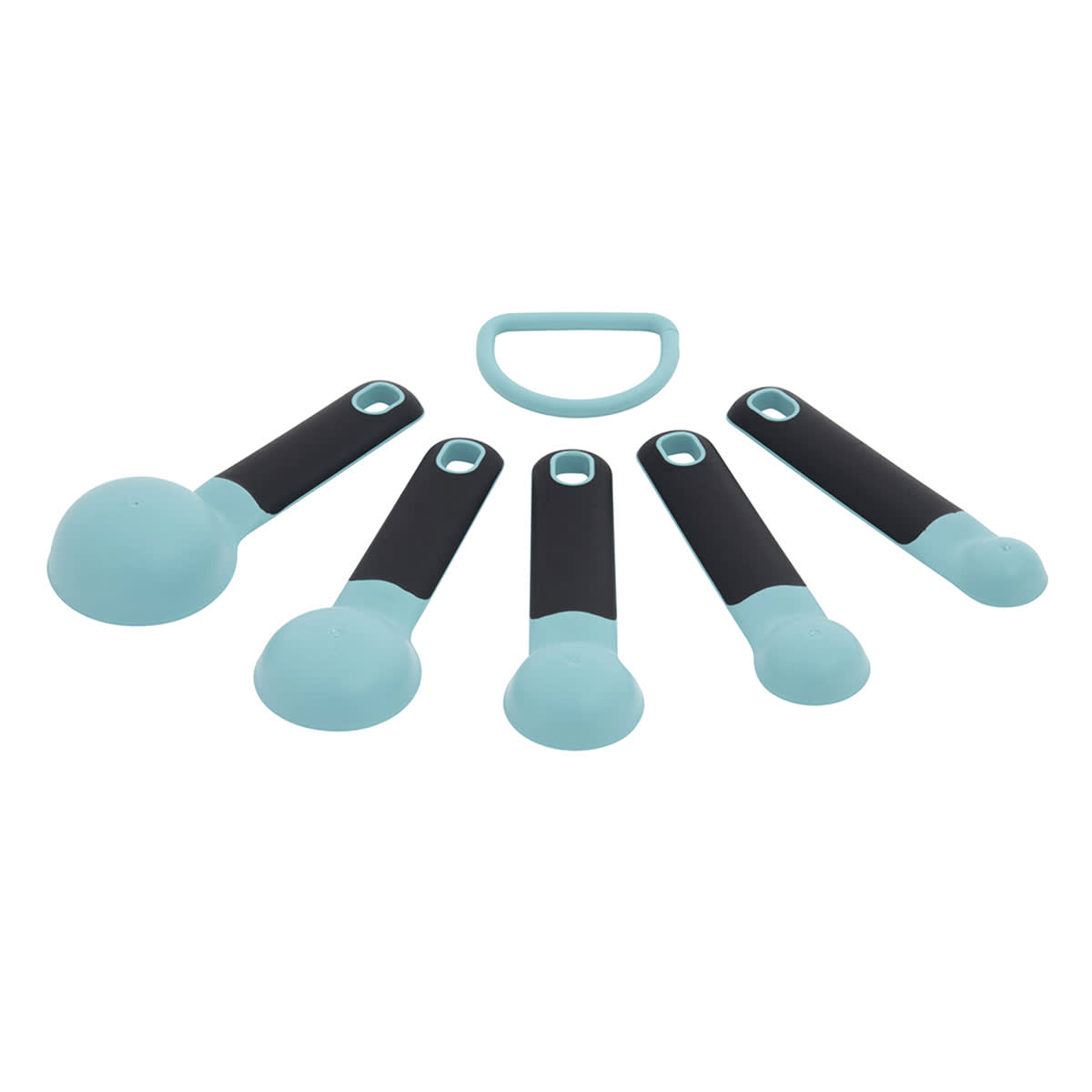 KitchenAid Set of 5 Universal Measuring Spoons, Aqua Sky