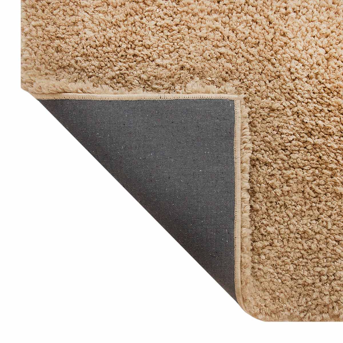 (C205) Kodiak Neutral Shag Area Rug, 5x7