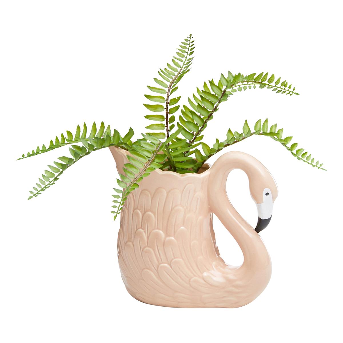 Providence Indoor Pink Swan Planter | At Home