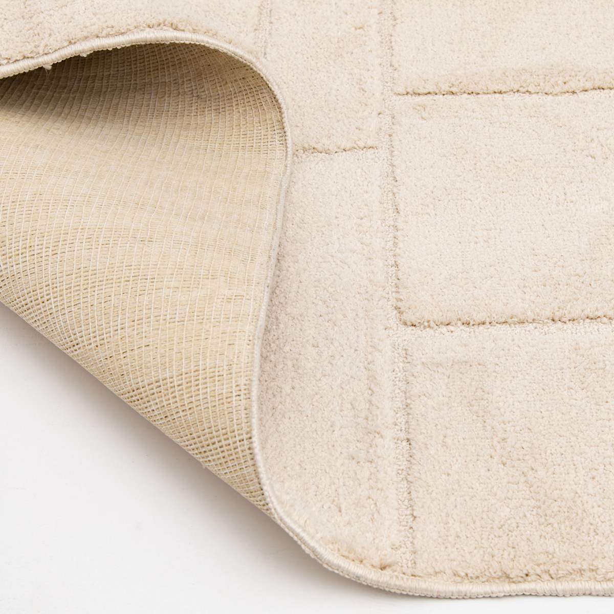 (D607) Crosby St. Athena Cosmo Cream High-Low Area Rug, 8x10