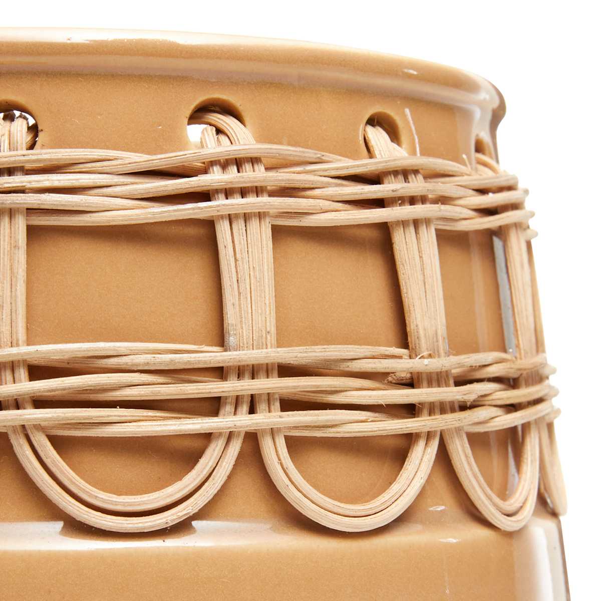 Tracey Boyd Indoor Woven Ceramic Pot, Medium | At Home