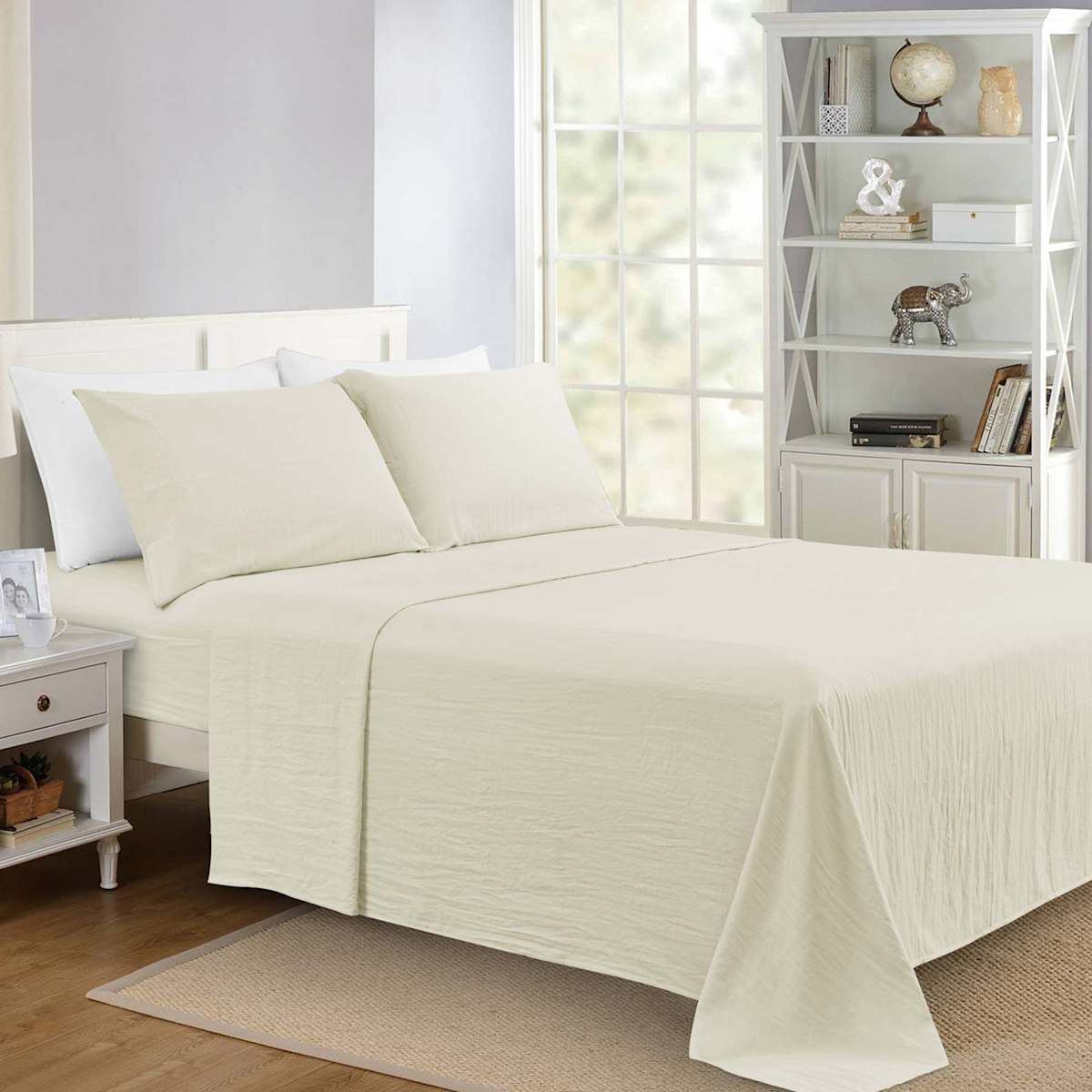 4-Piece Birch Super Soft Microfiber Sheet Set, Full