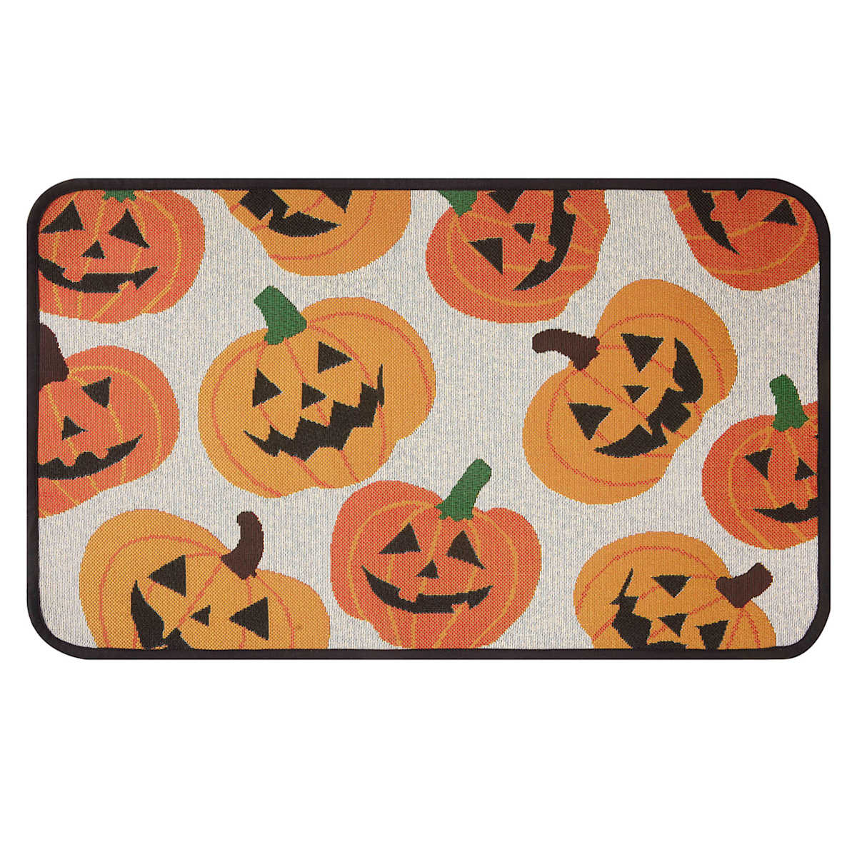 Jack-o-Lanterns Washable Kitchen Rug, 18x30 | At Home