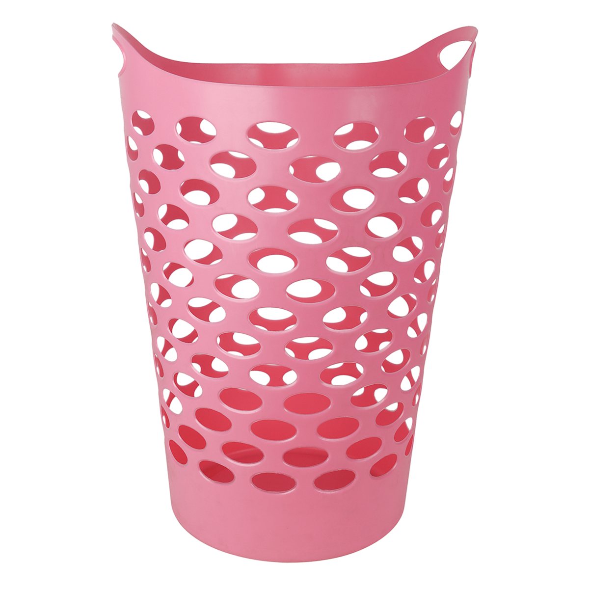 Pink Flexible Laundry Hamper, 60l