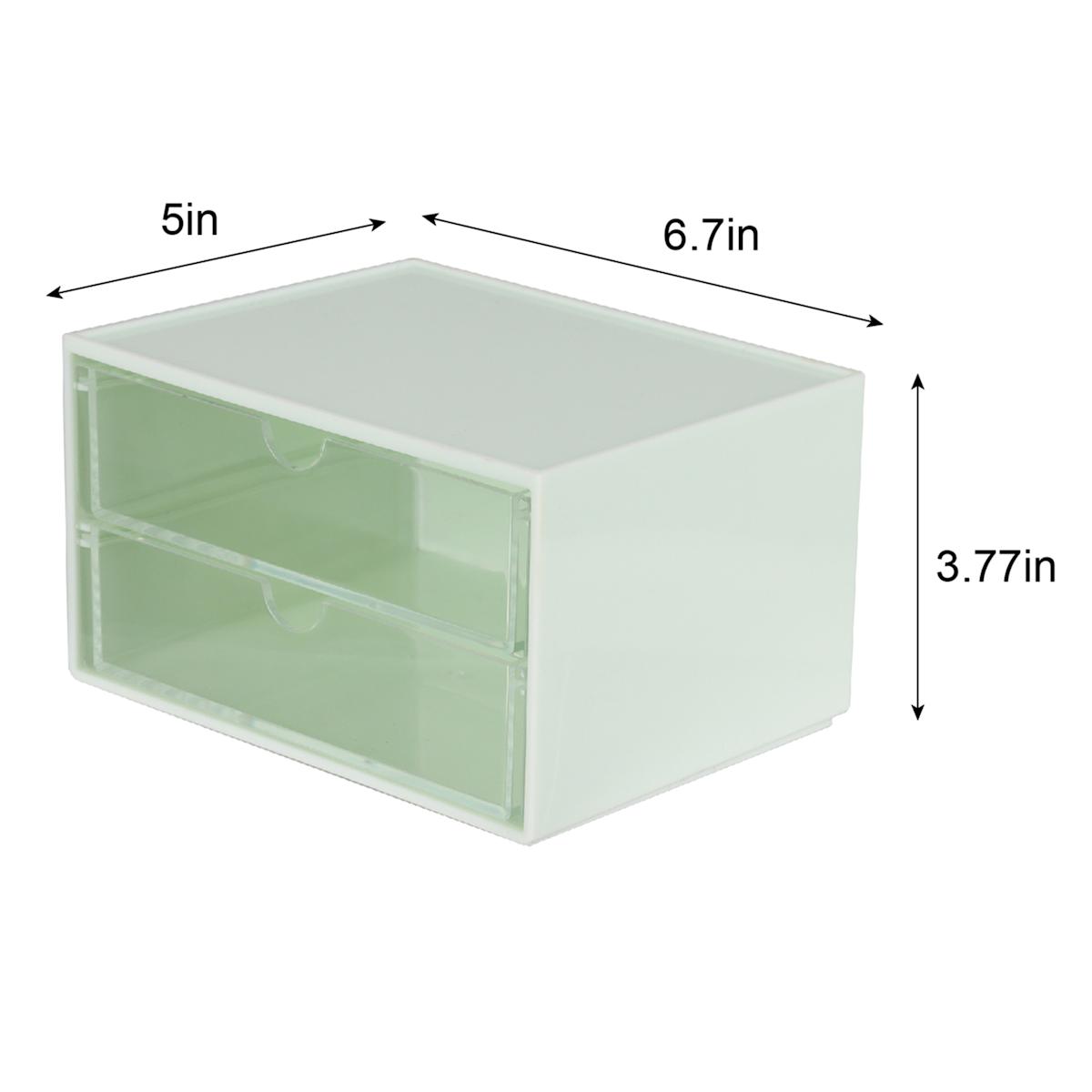 Stackable Desktop Drawer, Mint